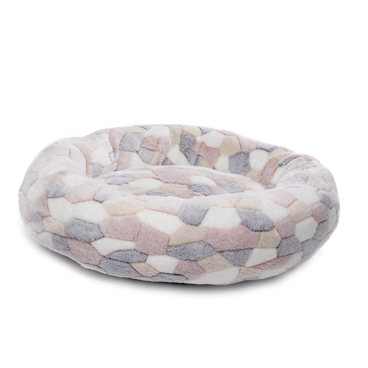 Лежанка для кошек и собак круглая "Калейдоскоп" S, 45*45*15см, Gamma