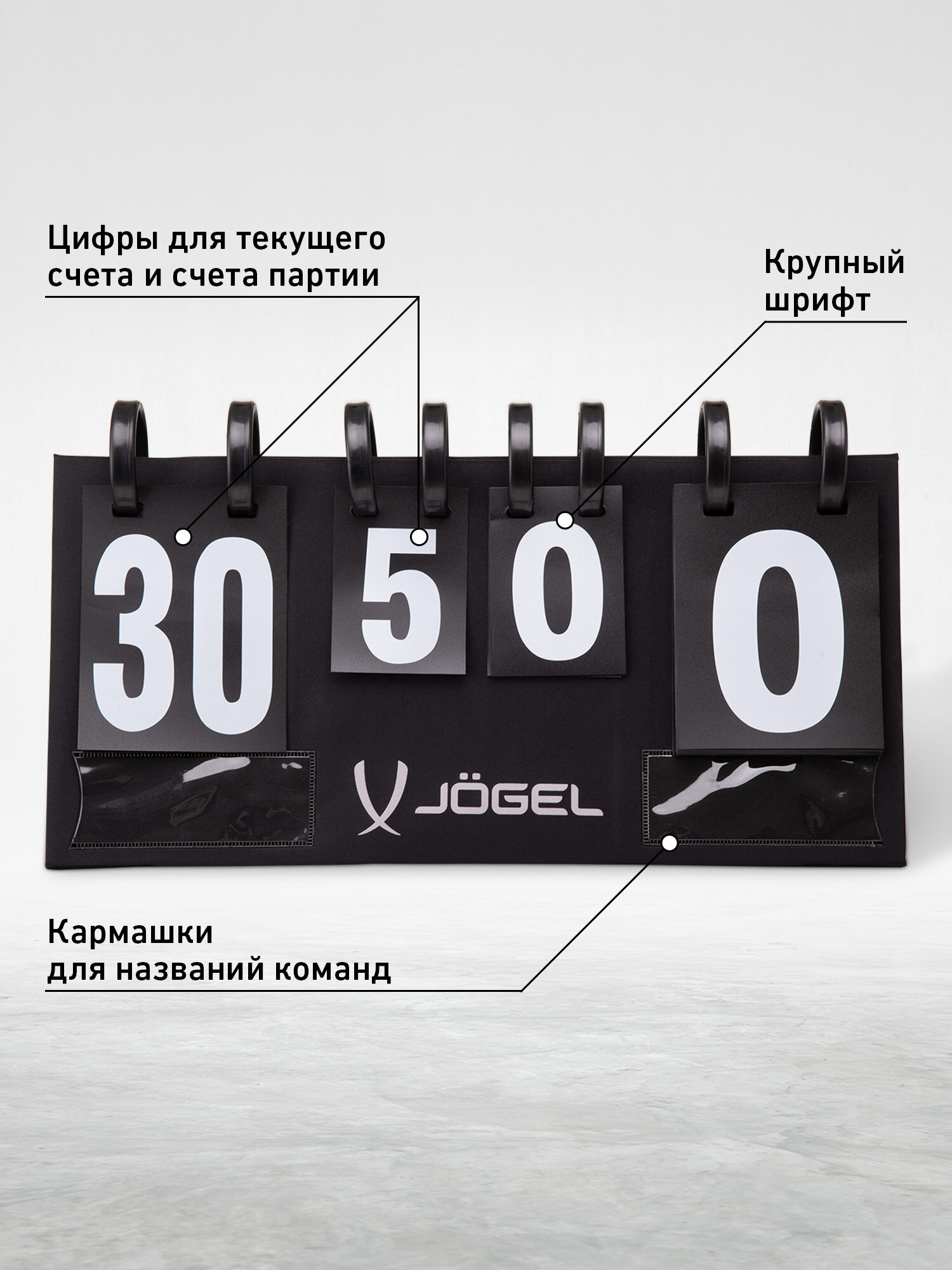 Табло судейское универсальное для счета Jögel JA-300 табло для футбола — фото 1