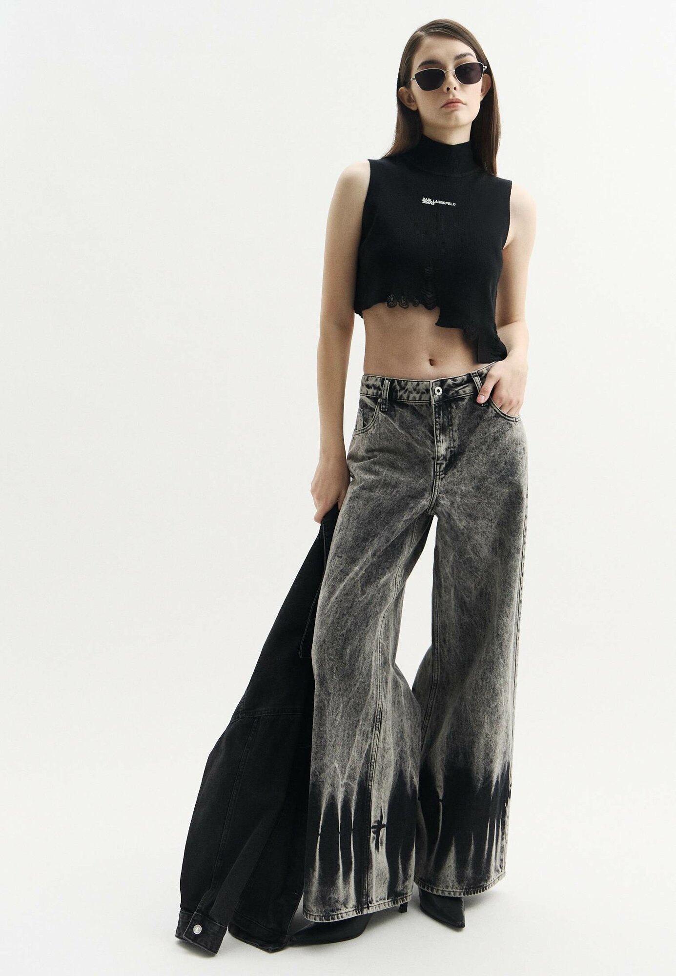 Футболка KARL LAGERFELD JEANS, 1 шт., размер M, черный — фото 1