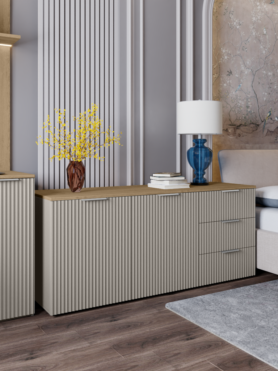 Комод с ящиками и полками для одежды Салерно 11 148 х 46 x 64 см