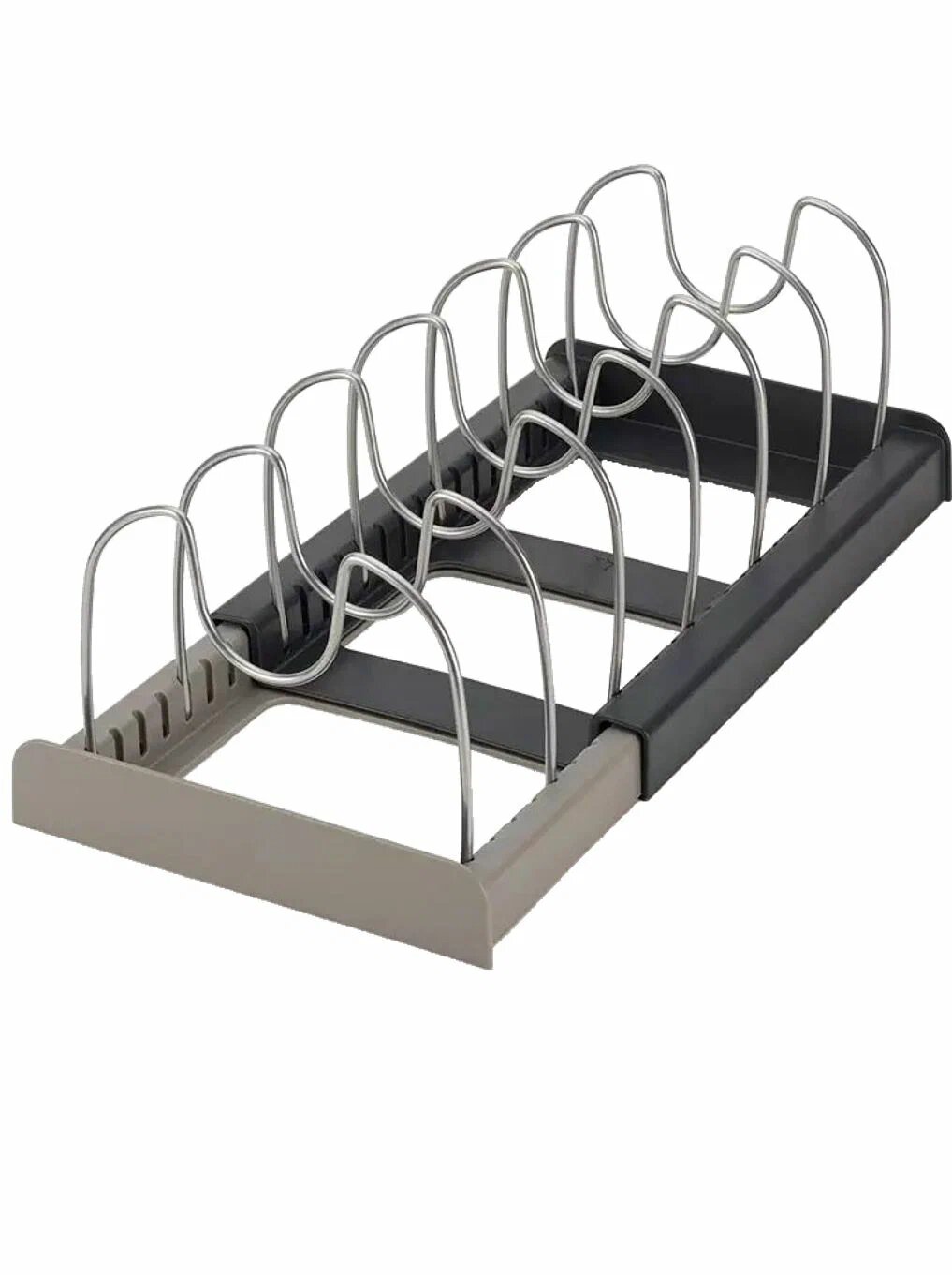 Держатель раздвижной кухонный для сковород, крышек, тарелок, кастрюль, для кухонной утвари