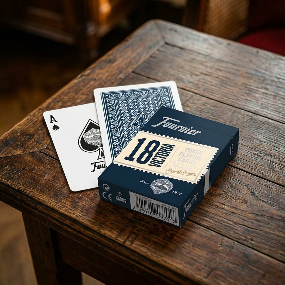 Карты "Fournier no 18 (2 standard index) blue" 62270 Fournier