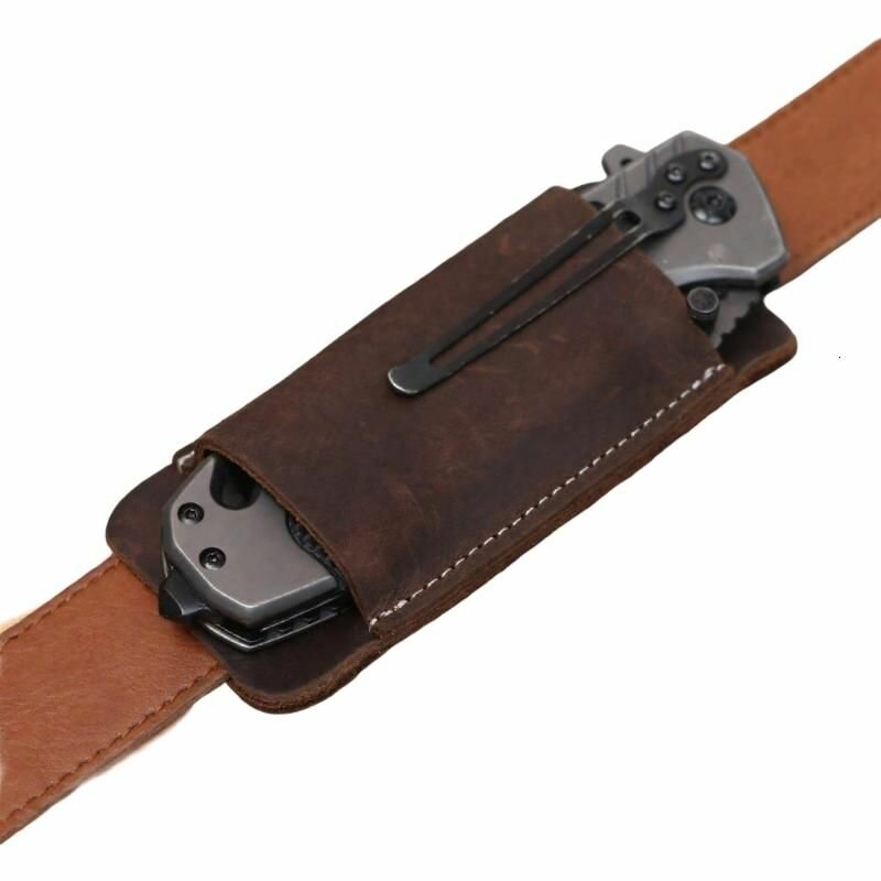Многофункциональный кожаный чехол для инструмента на пояс, Кофр из натуральной кожи