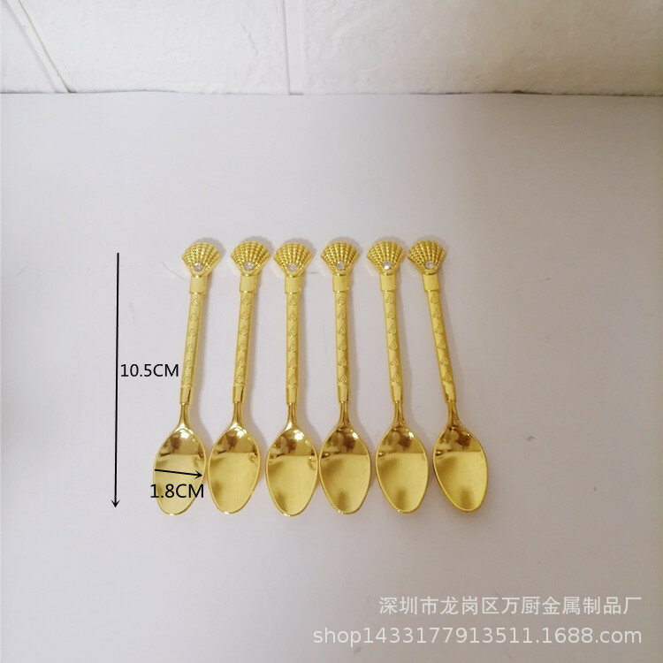 Позолоченная и посеребренная посуда в европейском стиле, кофейные ложки, вилки для фруктов в форме лебедя, декоративные изделия, десертные ложки.