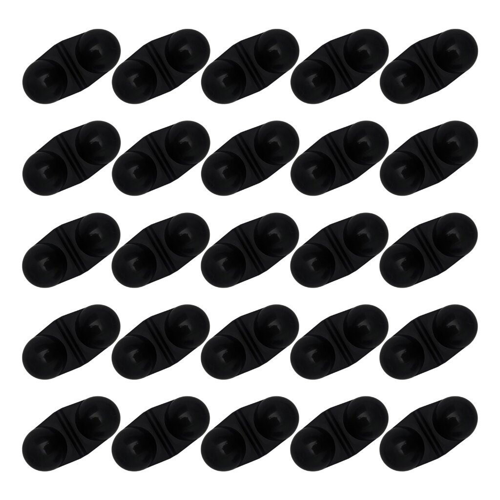 25 штук, двойные звенящие бусины, светящаяся карточная леска, колокольчик, сигнальное устройство для рыбалки-черный