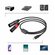 Аудиокабель USB Type-C на XLR, 2 м, черный, для студийной записи