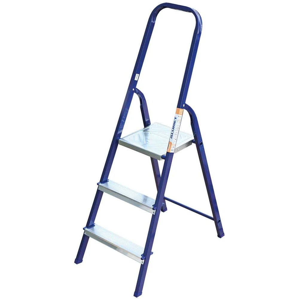 Стальная стремянка Алюмет облегченная 3 ступени. Серия M8303