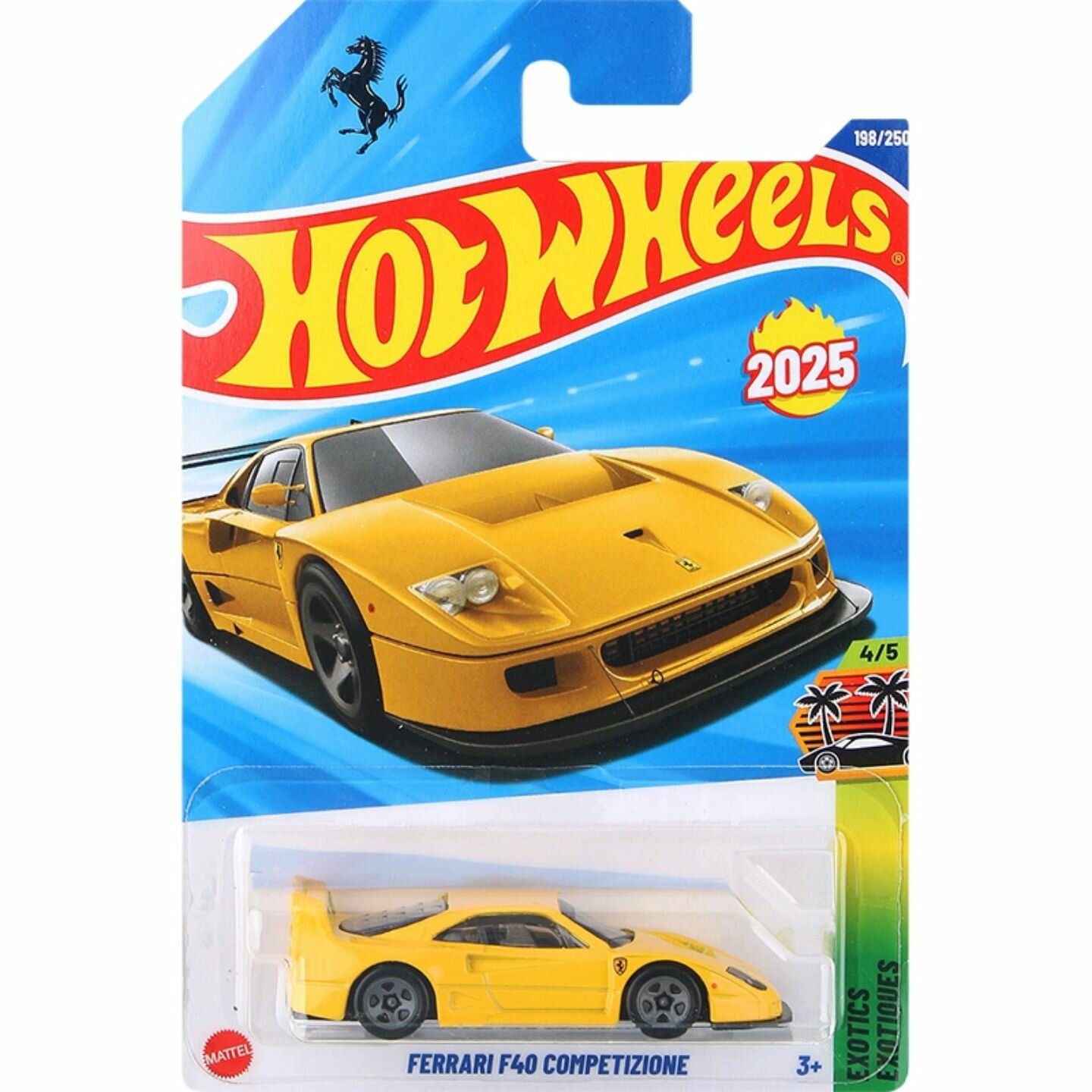 Hot Wheels 1:64 Ferrari F40 Competizione 2025Q серия - Лимитированная коллекционная модель