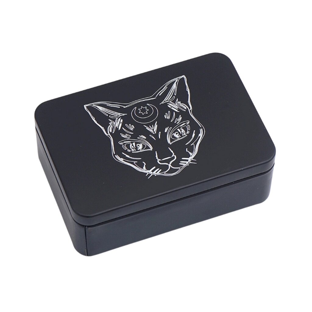 Металлическая коробка для игровых карт, Футляр для хранения карт Таро, Упаковочная коробка для покера, Коробка для игральных карт, Пустой футляр для хранения конфет