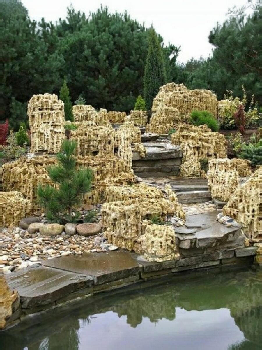 Камни декоративные натуральные Меотис для аквариума 2кг