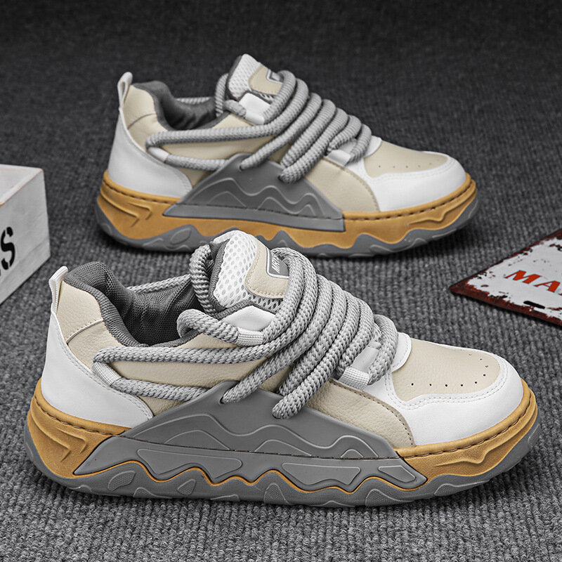 LUO Обувь мужская Летняя для спорта Высокая доска обувь/BL11 white card color