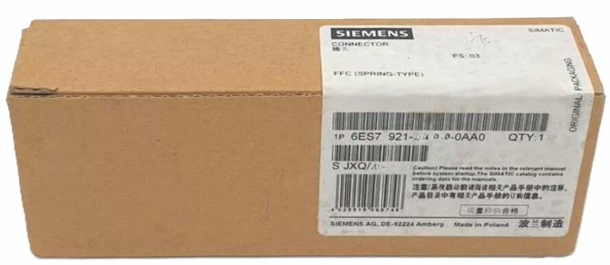 6ES7921-3AG20-0AA0_SIMATIC S7-300_Соединитель фронтальный SIMATIC TOP CONNECT (40-канальн.)_SIEMENS
