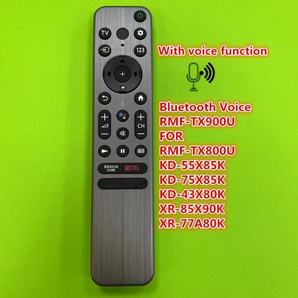Беспроводной пульт дистанционного управления для Sony Smart TV Bluetooth с голосовым дистанционным управлением
