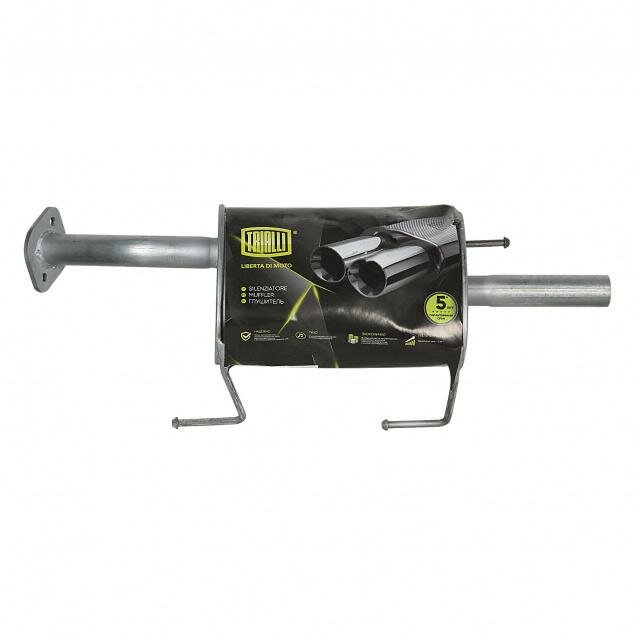 Глушитель для а/м Nissan Almera N16 (00-) осн. (алюм. сталь) (EMM 1401)