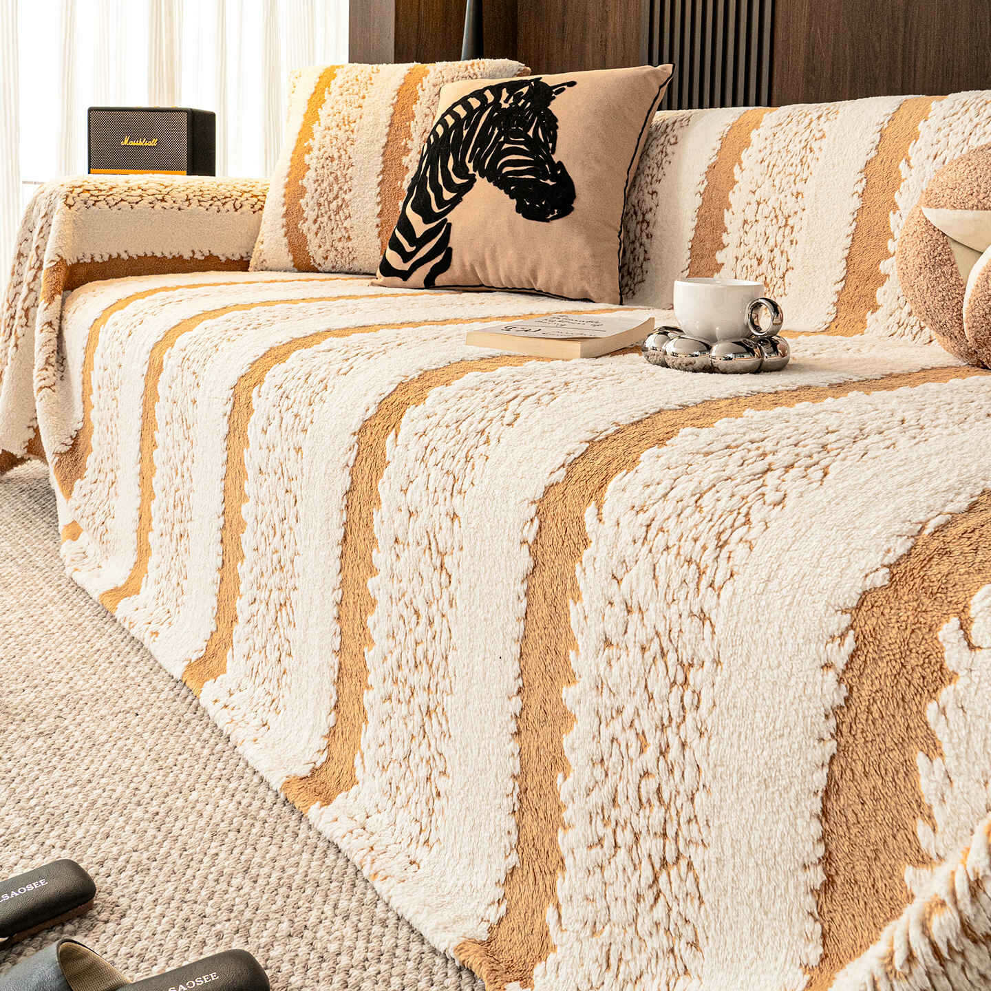 Новая модель чехла для дивана осень-зима 2025, цельный, полностью закрывающий, высококачественный противоскользящий чехол для кожаного дивана.