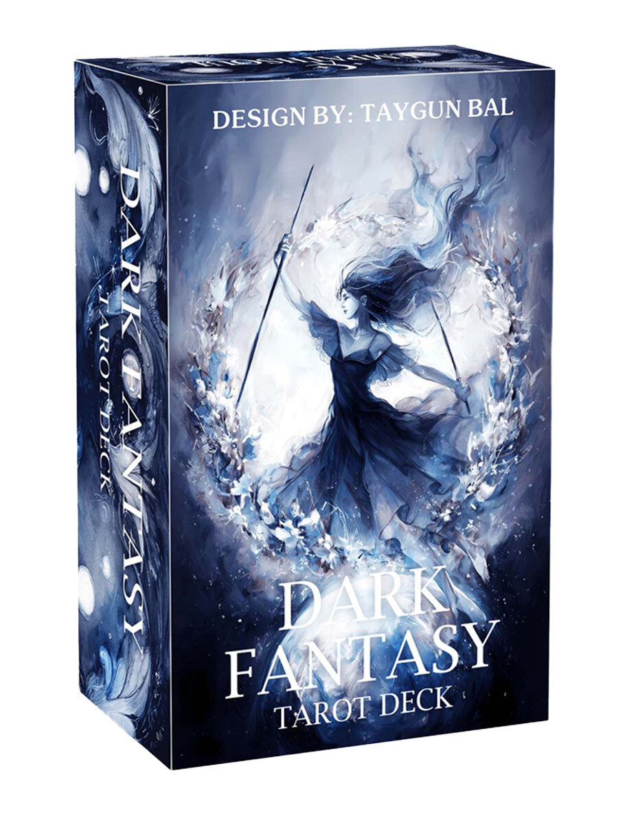 78 карт, 13x8 см, готический стиль, дизайн теней и света, в комплекте руководство по самопознанию