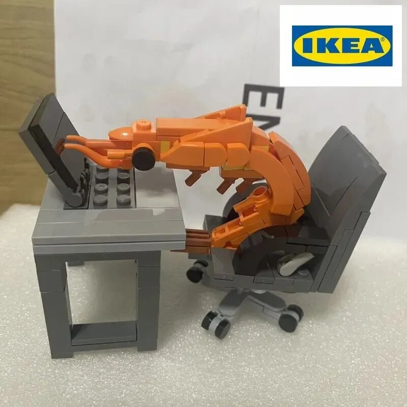 Ins Это не бадди-мем Конструктор пластиковый IKEA Office Decoration
