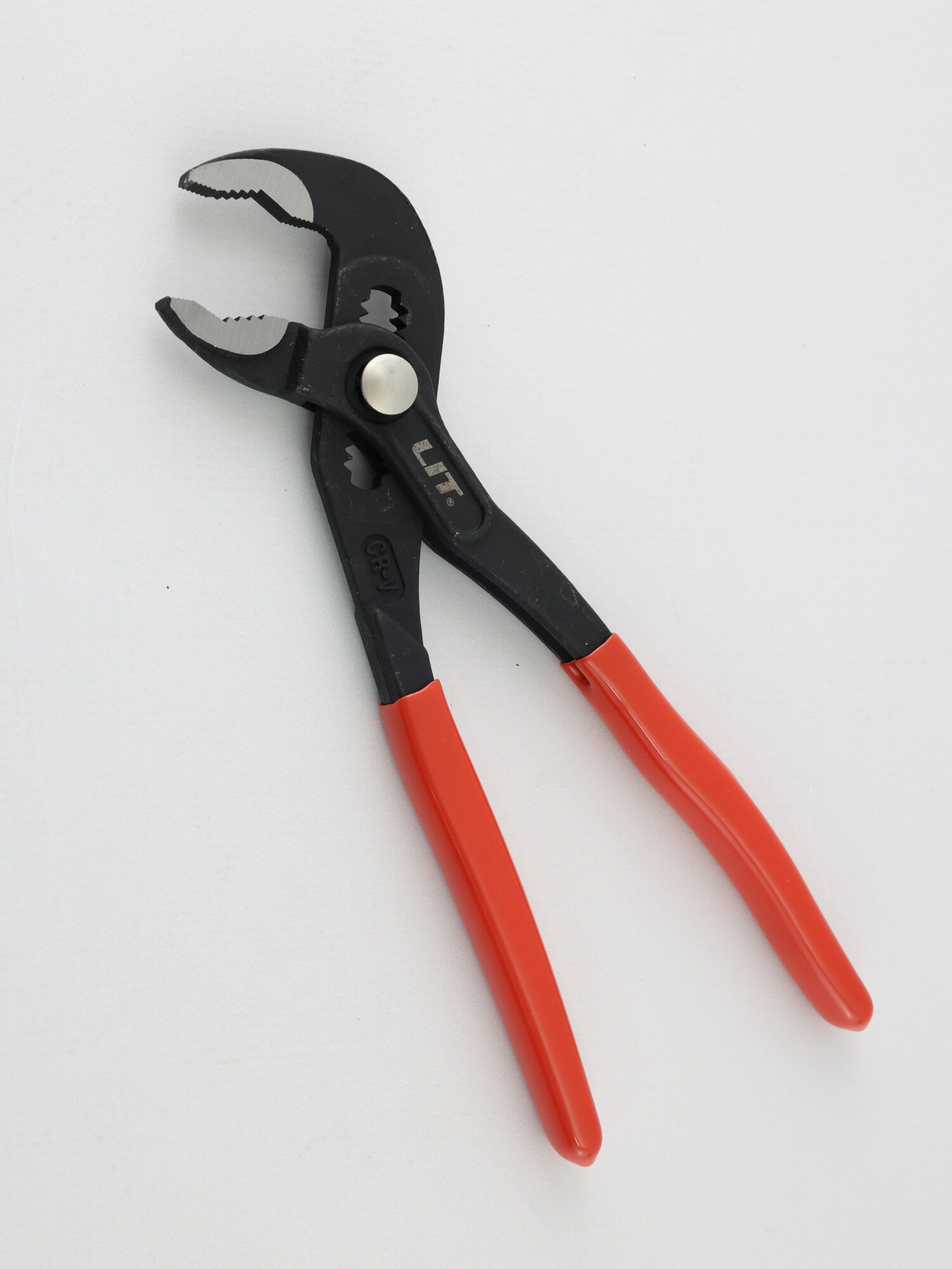 Клещи переставные с кнопкой LIT 8", 185мм, прорезиненные ручки