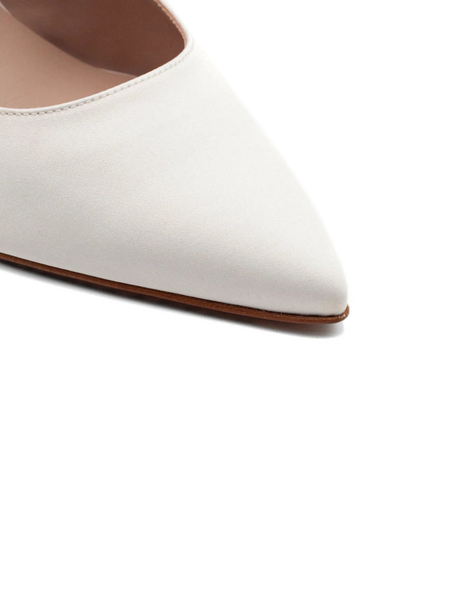 Босоножки Roberto Festa Tapered toe slingback sandals, размер 40, бежевый/белый — фото 1