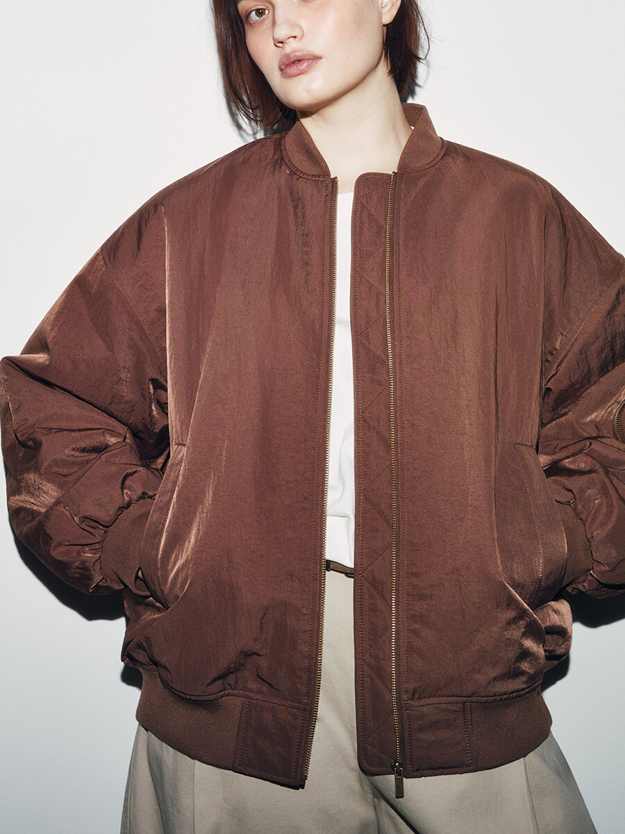 Бомбер plus size