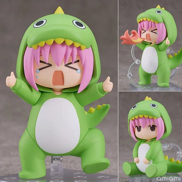 Фигурка Bocchi the Rock! Hitori Gotoh в костюме динозавра, Цвет: 2369, без коробки
