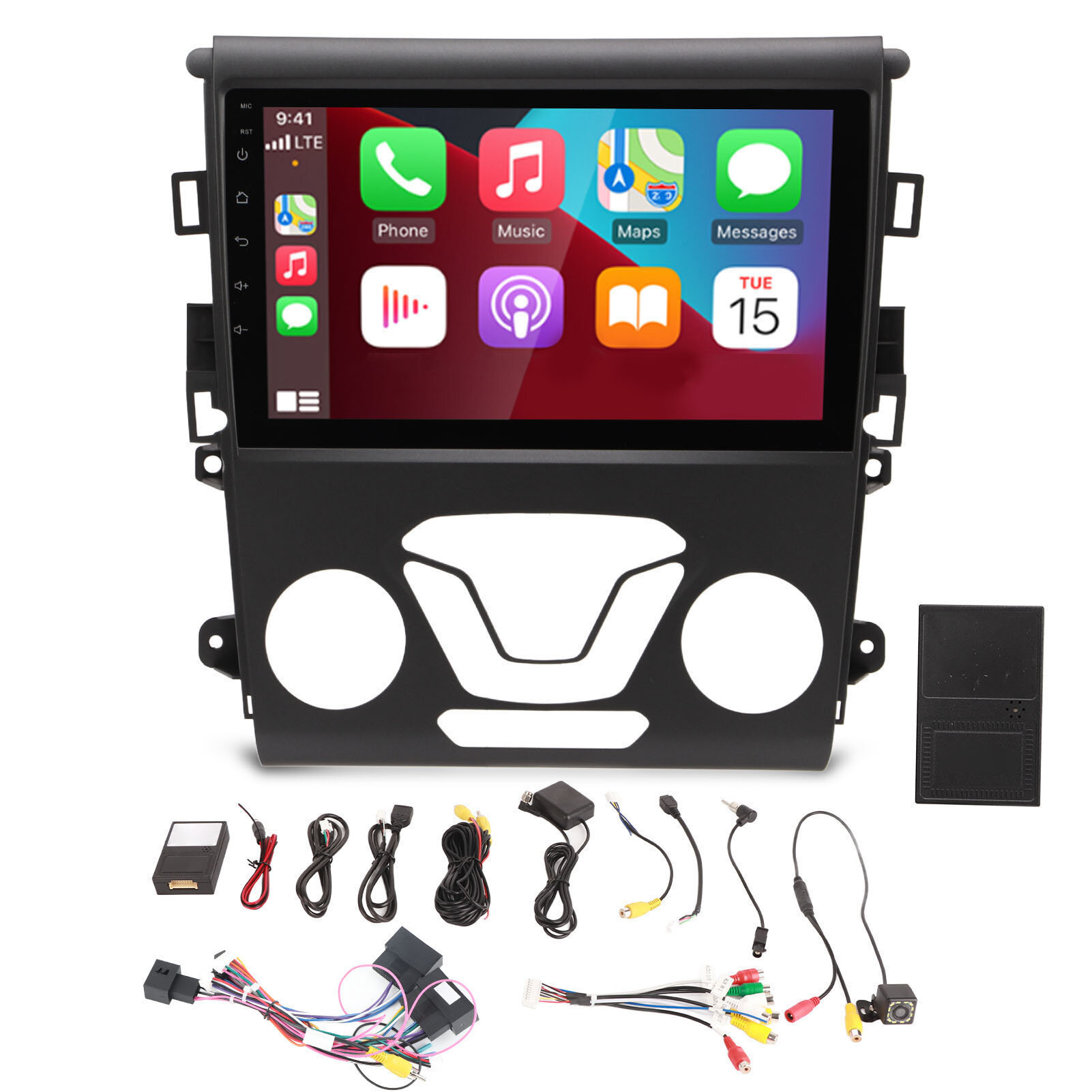 GPS навигация 9in Android 11 2/32GB, HD Touch, замена для Ford Fusion