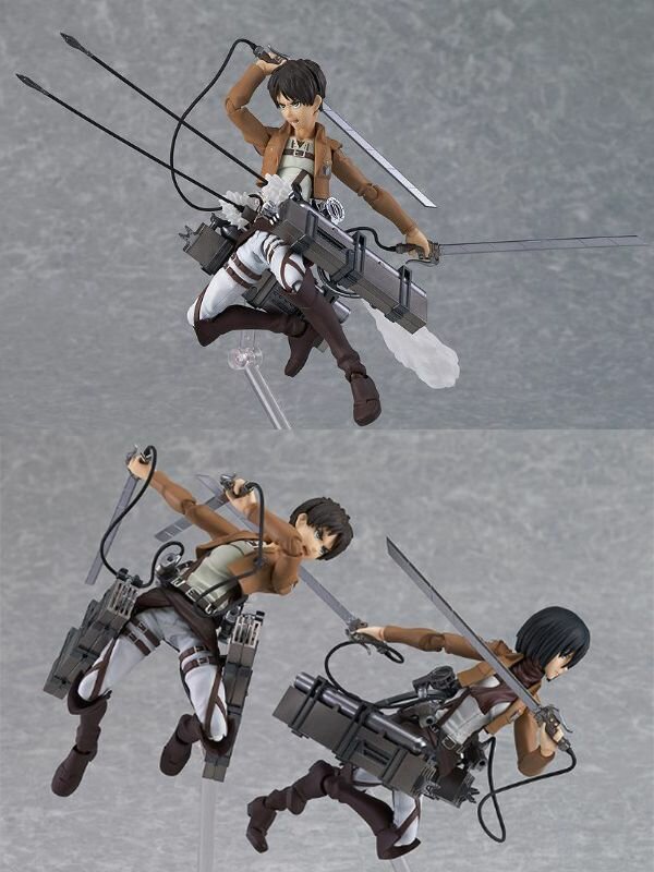 Персонаж аниме Атака титанов Attack on Titan figma203 Алан йегер Eren Jaeger Скульптуру можно двигать суставами 19cm