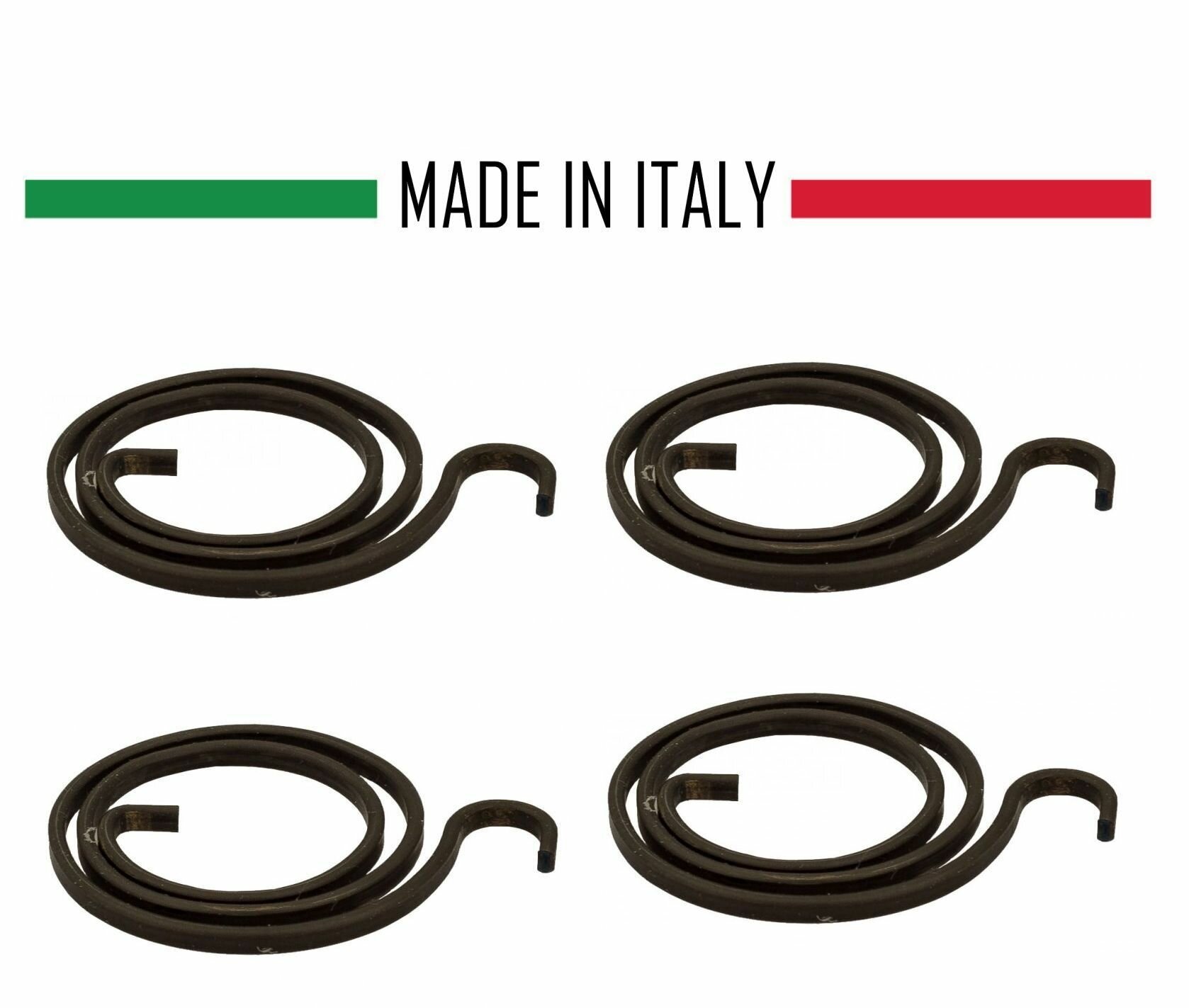 Возвратная пружина для дверной ручки, универсальная 2 мм, 4 шт.