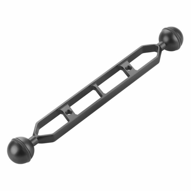 Алюминиевое оборудование для дайвинга, крепление камеры с двойным шаровым шарниром аксессуаров подводных действий