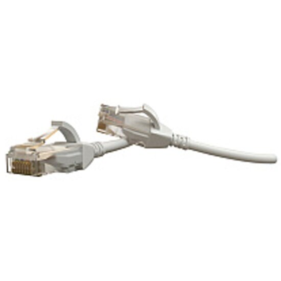 Кабель патч-корд Hyperline U/UTP, Cat.6 (100% Fluke Component Tested), 28AWG, LSZH, 1м, белый