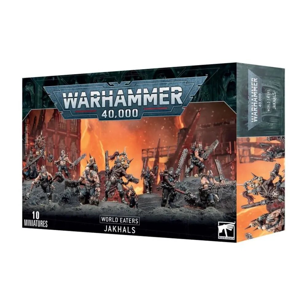 Warhammer 40000 JAKHALS World Eaters Набор миниатюр для коллекционирования и игр