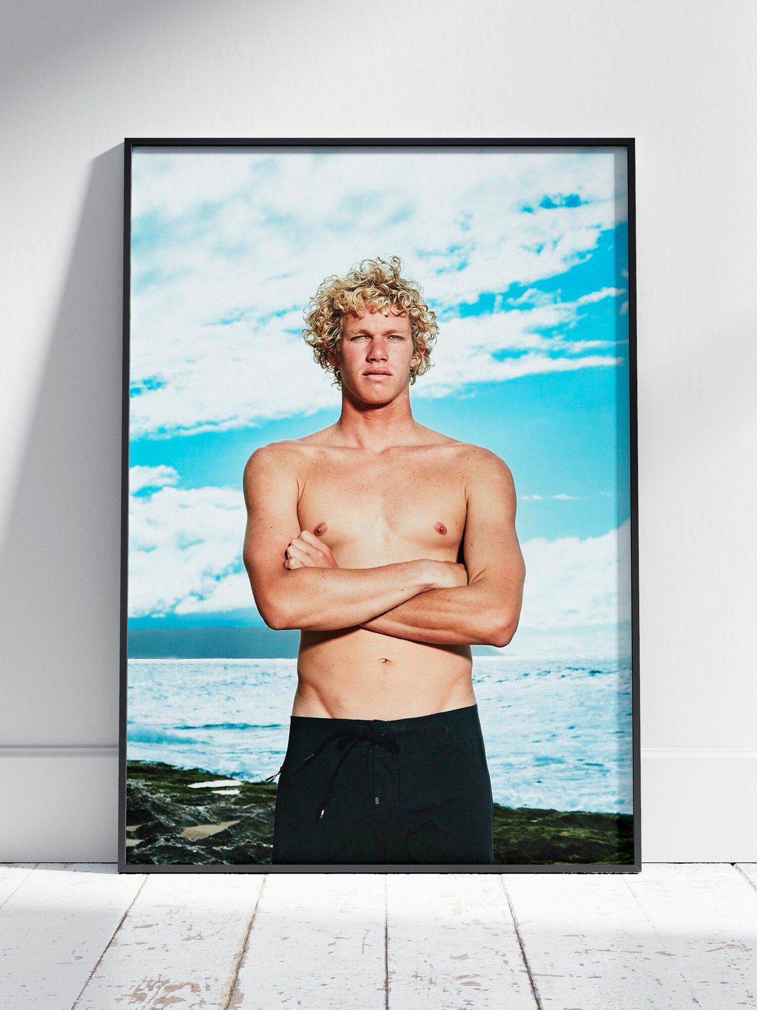 Плакат на стену для интерьера Сёрфинг (Джон Джон Флоренс - John John Florence 1) - Постер по спорту и физической активности формата A4 (21x30 см)
