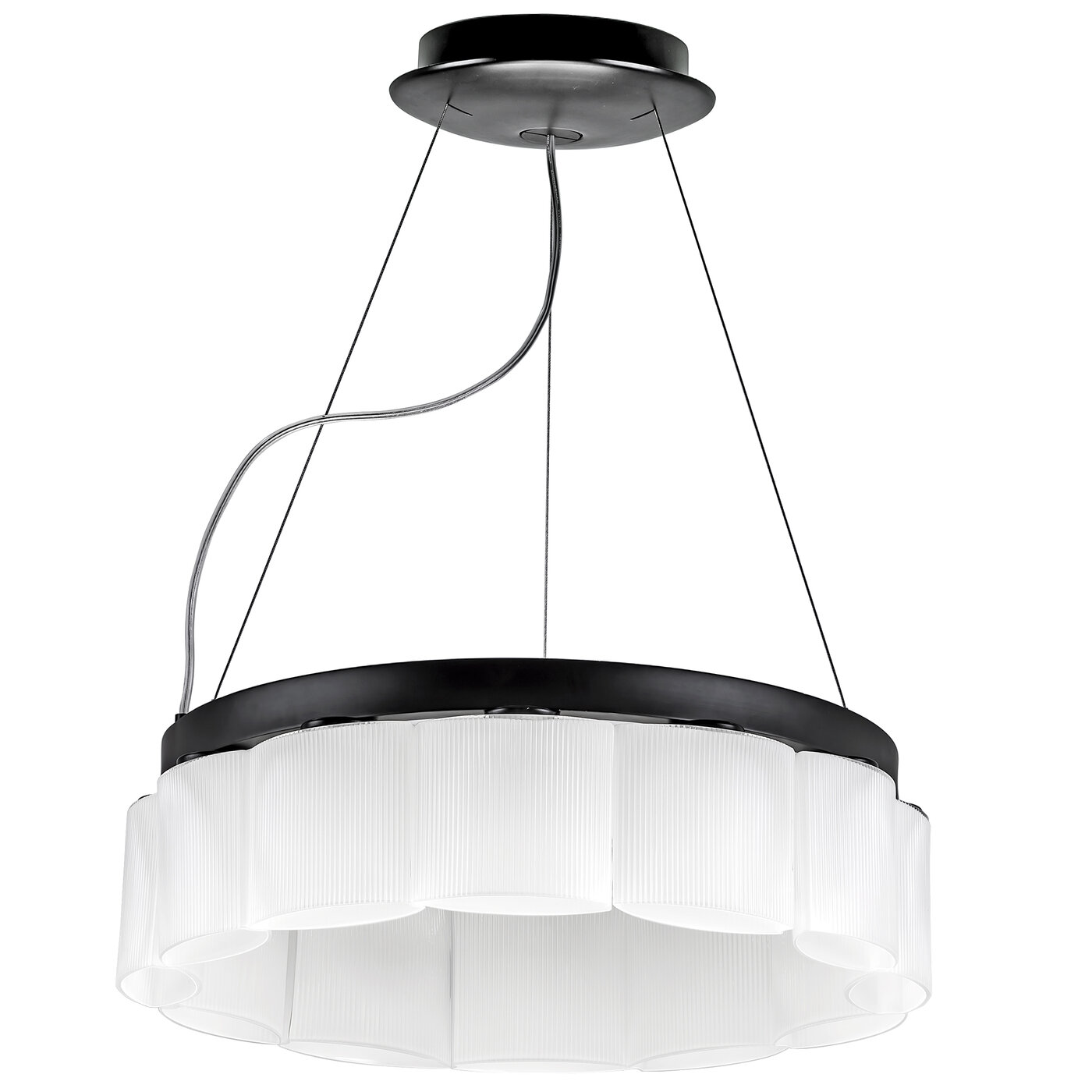 812126 Люстра NIBBLER 12х6W(Led) G9 черный/белый (шт)
