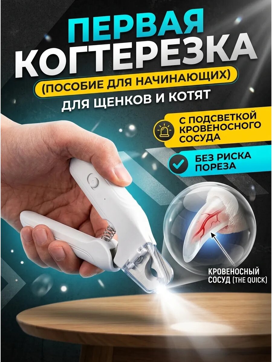 Набор когтерезка и пилка для кошек и собак|