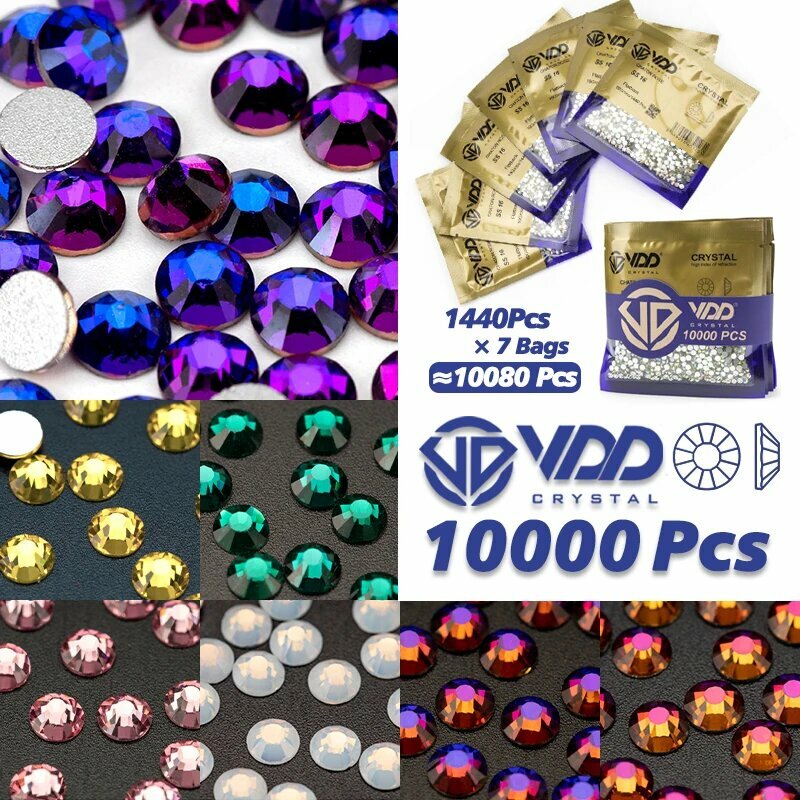 Стразы VDD Ocean Crystal, 10000 шт, SS12, 011 Hyacinth — фото 1