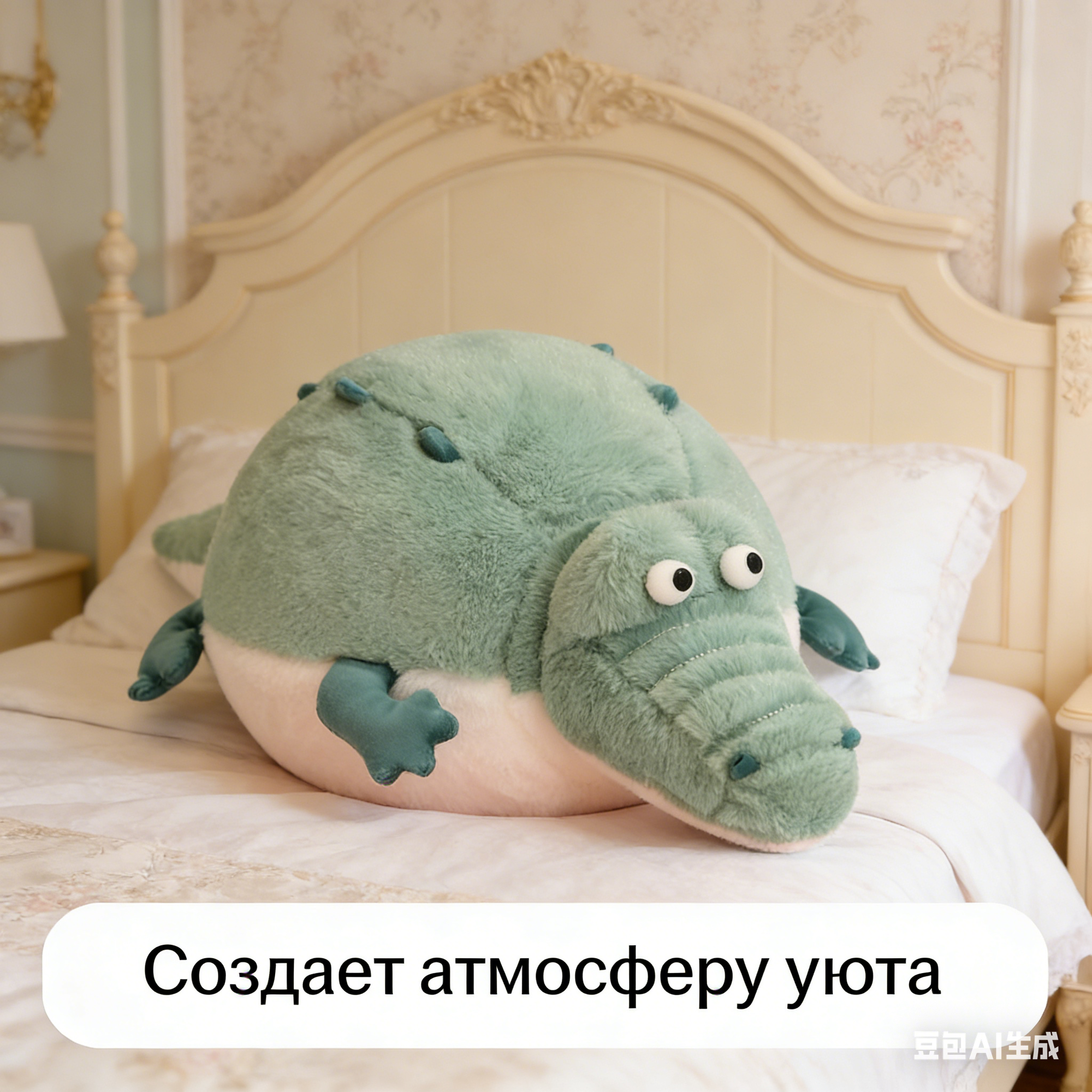 Плюшевая игрушка в форме крокодила, полиэфирное волокно, 40 см, мягкая и удобная