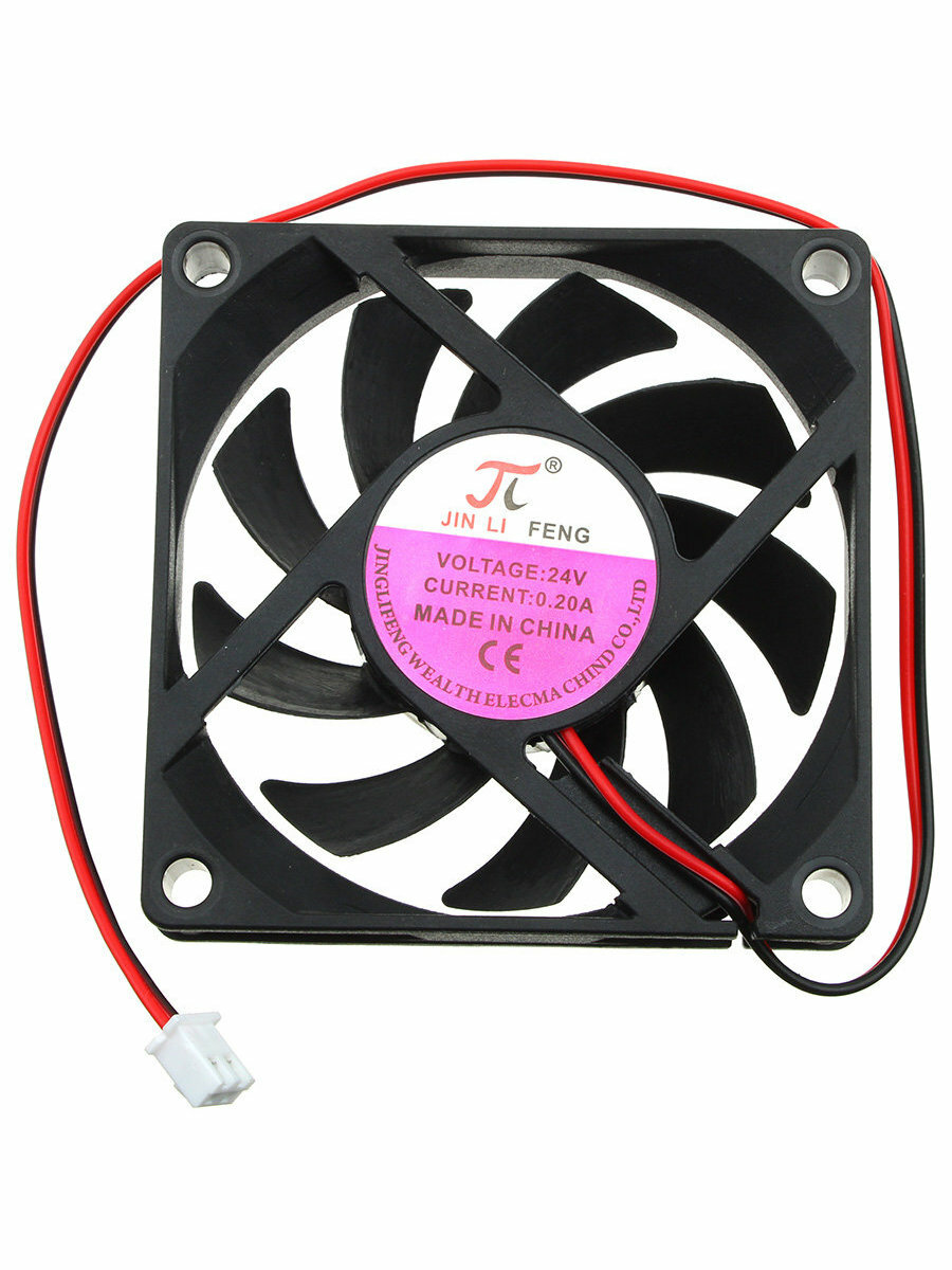 Кулер 70*70*15 24V 0,2А 2PIN провод 25см вентилятор охлаждения
