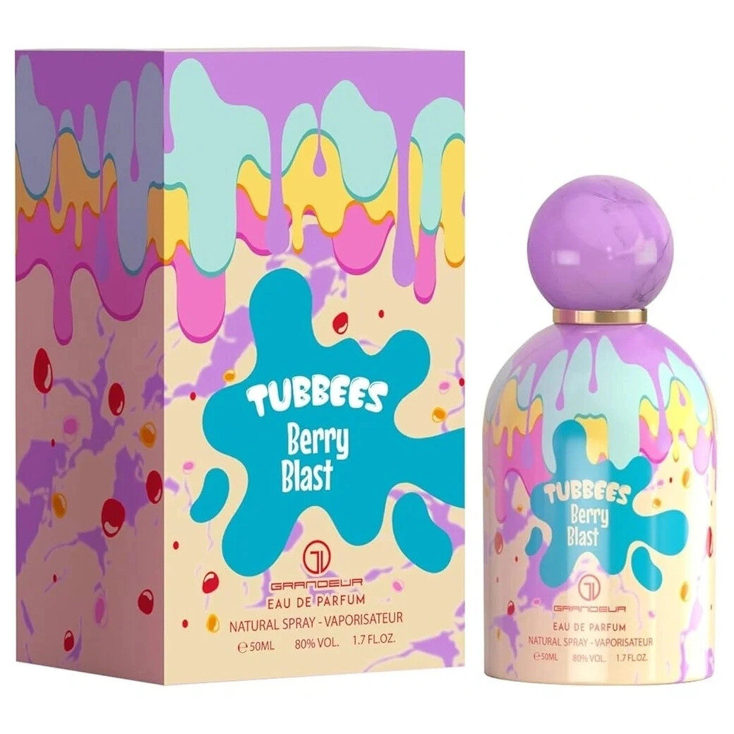 Парфюмерная вода для женщин и мужчин Tubbees Berry Blast 50 мл / Духи Тубиз Берри Бласт / Ягодный Взрыв