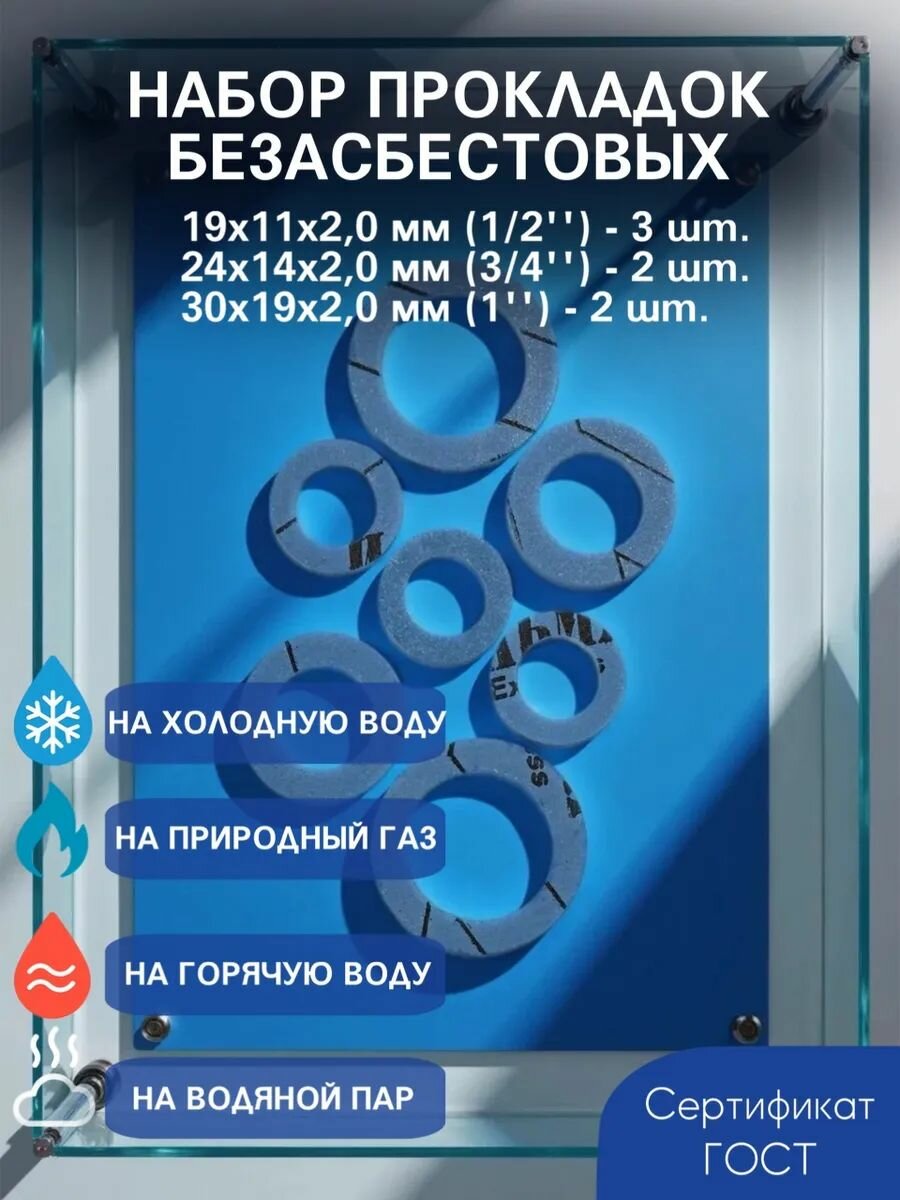 Набор паронитовых прокладок