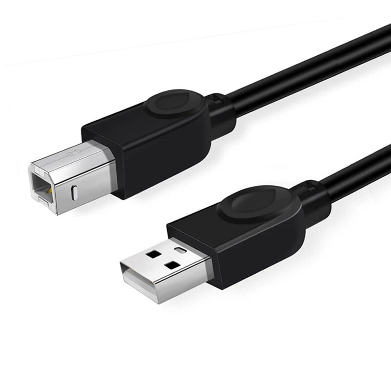 Высокоскоростной USB-кабель для принтера Brother, HP, Epson, Canon, Samsung - гибкий кабель 5м для термопечатающих