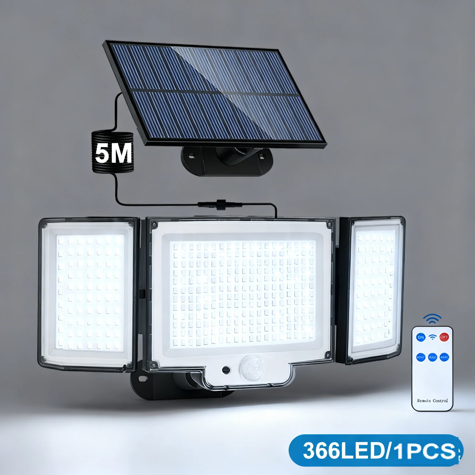 Солнечные уличные фонари Newstyle 400 LED 366LED White 1pc