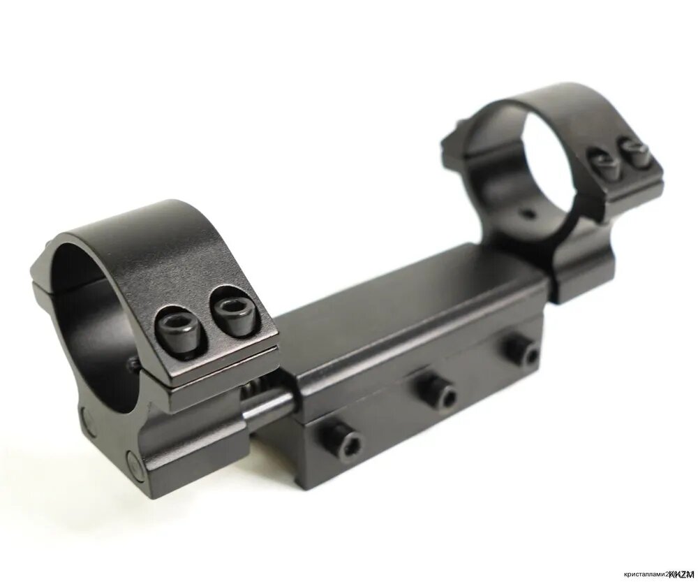Кронштейн для прицела BOD BH-MS25 с компенсатором отдачи, крепление "ласточкин хвост", алюминиевый сплав и сталь, для оптики 25,4 мм и 30 мм
