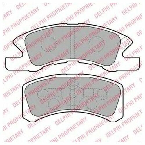 Колодки тормозные Delphi LP1918 для Mitsubishi Mirage