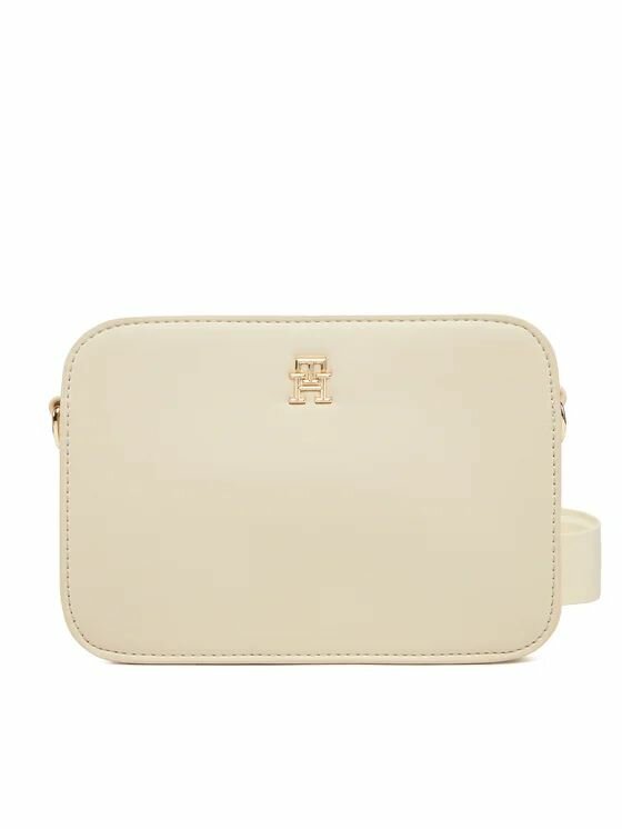 Сумка Tommy Hilfiger Logotape Camera Bag AW0AW17229, цвет светло-бежевый