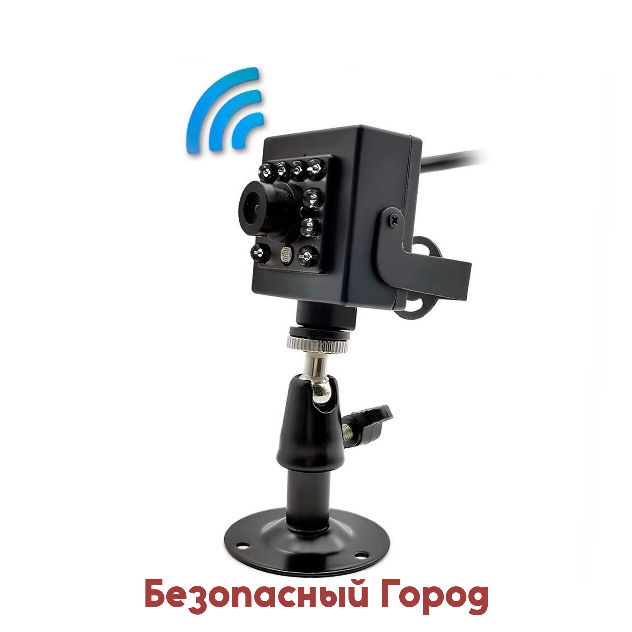 Маленькая видеокамера с микрофоном для записи звука Link Mod: 560-IR (8GH) (F85559IM) 5 Мп камера для онлайн просмотра, с записью, микрофоном и дете