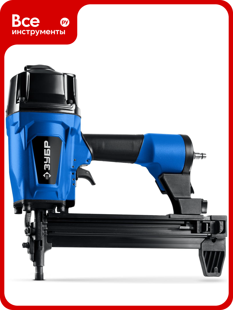 Пневматический нейлер для гвоздей по бетону и металлу ЗУБР CN-40, Профессионал 31940