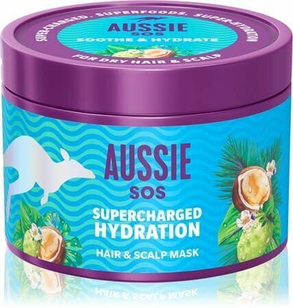 Маска для волос Aussie SOS Supercharged Hydration, 500 мл