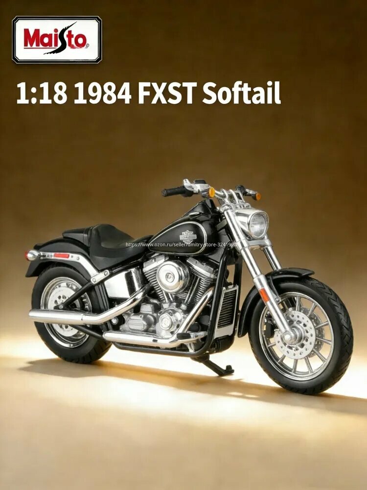 MaiSto/Модель локомотива Harley в масштабе 1:18/Коллекция игрушек/Изготовление сплавов