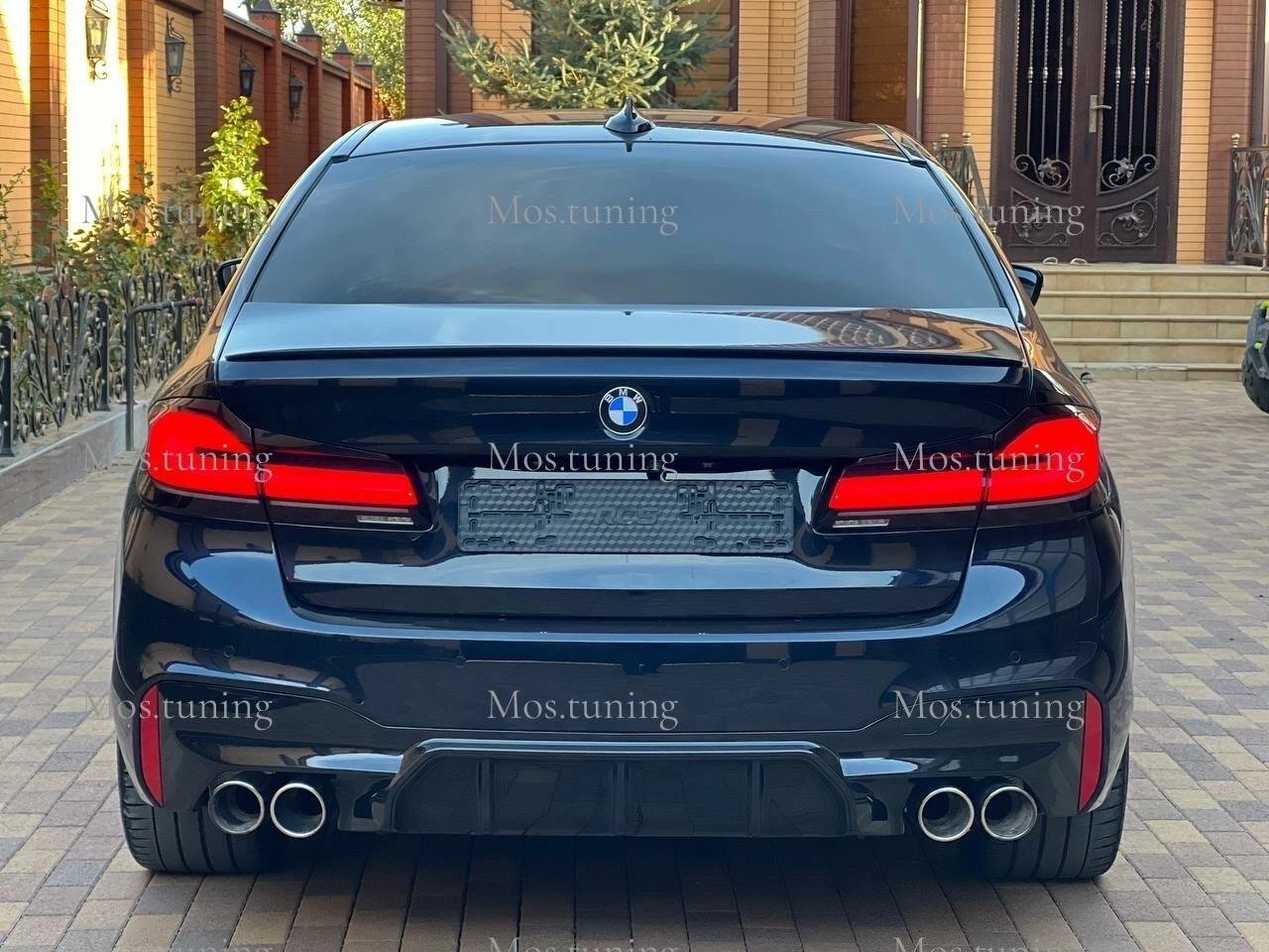 Спойлер на BMW 5 G30 в стиле M5 (черный глянец)