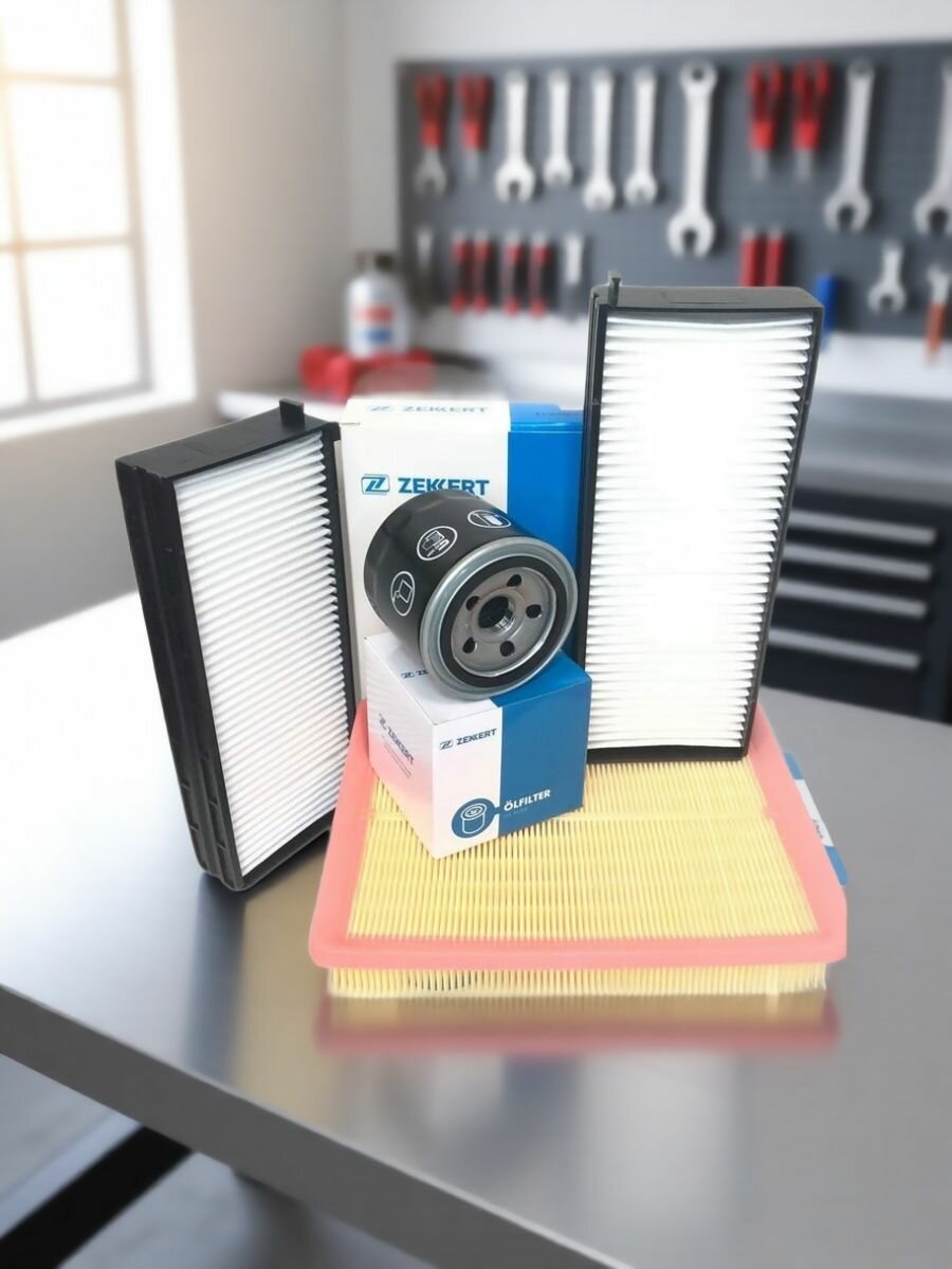 Фильтр воздушный + салонный + масляный комплект Хендай Соната 4 Тагаз 2.0 (Hyundai sonata (4) Hyundai sonata(тагаз) ZEKKERT